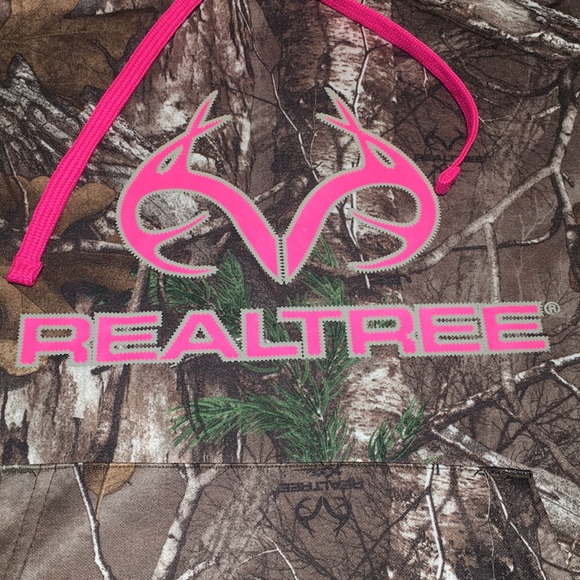 Realtree | Tops | Realtree Womens Camo Pink Pullover Hoodie S 46 | Poshmark